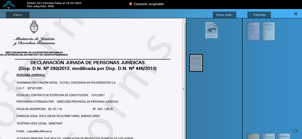 Autoforms - Sistema de gestoría digital